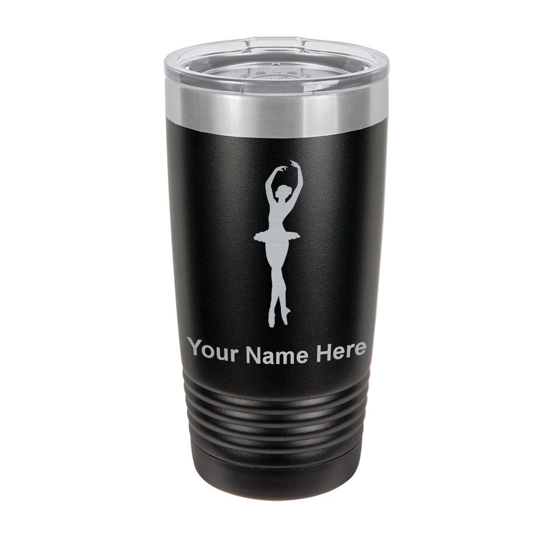 20oz Tumbler Mug, ballet Dancer Woman, Personalized Engraving Included ...