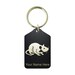Black Metal Keychain, rat, Personalized Engraving Included - Etsy
