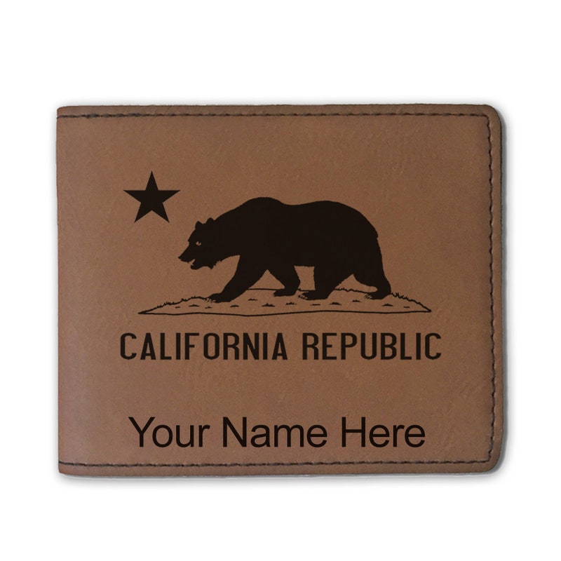 Bifold Wallet With Bear - Etsy
