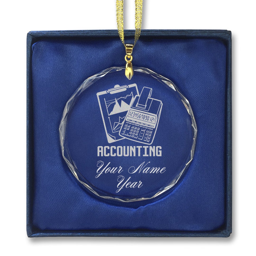 Lasergram Christmas Ornament, Accounting, Personalized Engraving ...