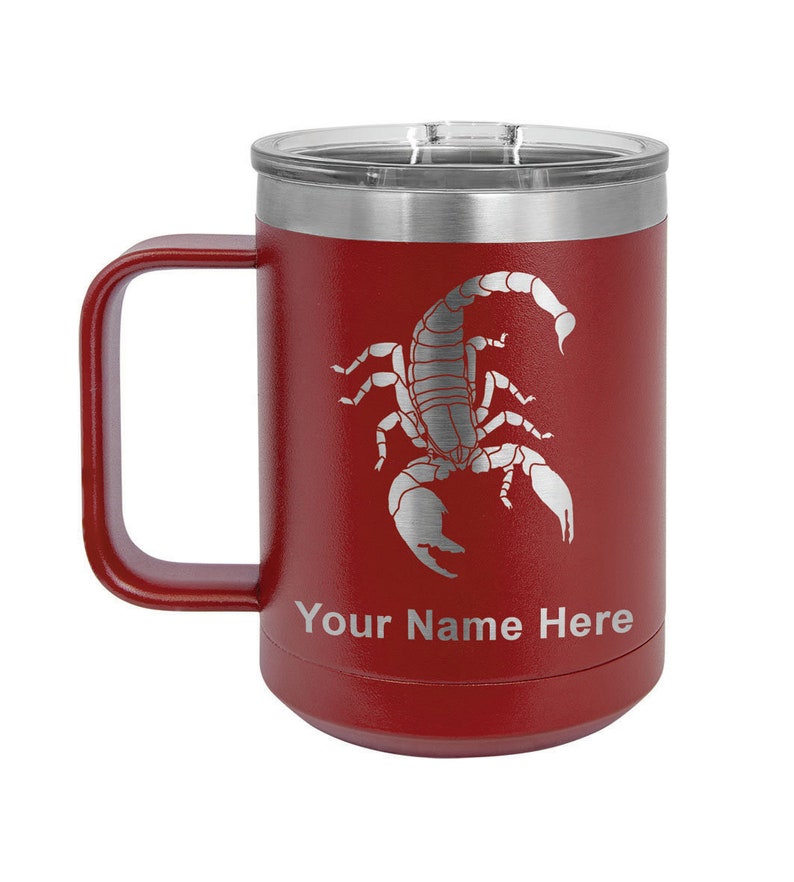 Lasergram 15oz Vacuum Insulated Coffee Mug Scorpion - Etsy