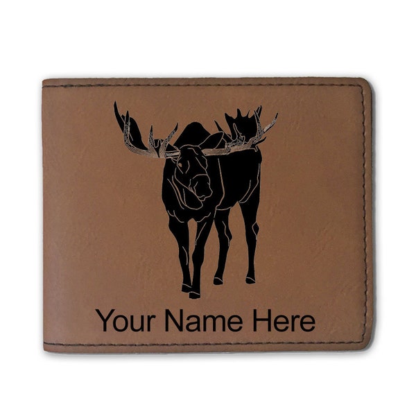 Leather Moose Wallet - Etsy