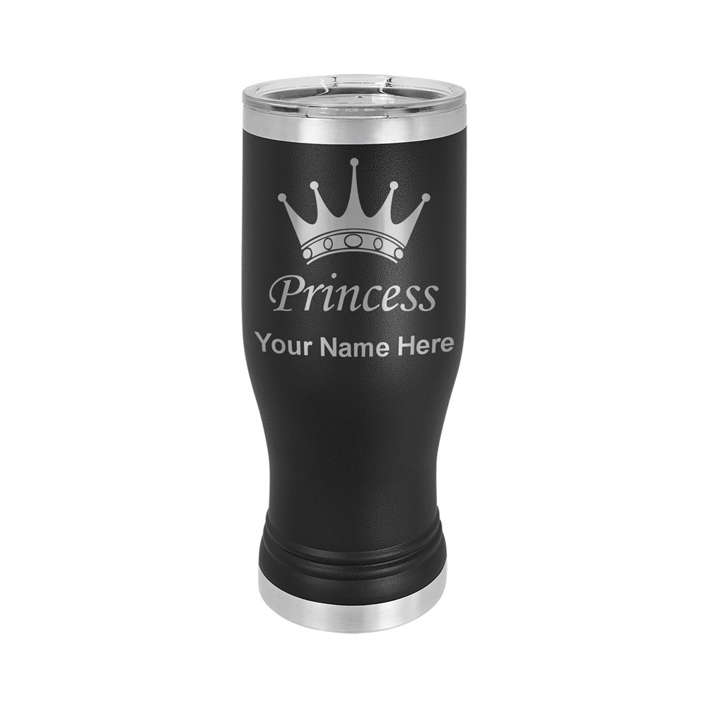 20oz Pilsner Mug, Princess Crown, Personalized Engraving Included - Etsy
