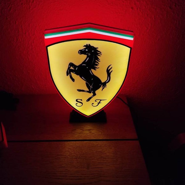Ferrari Emblem Light - Etsy