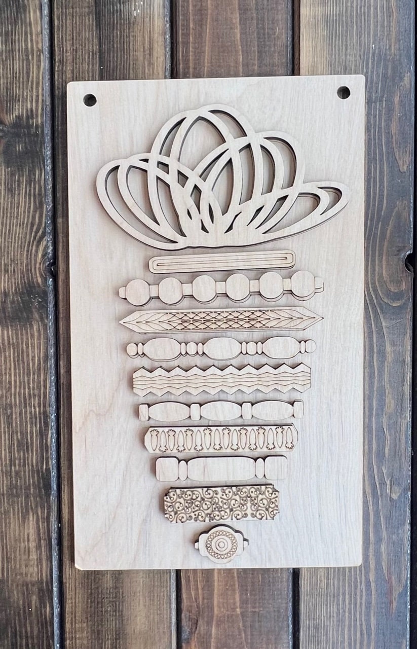 Laser Cut Faux Spindle Project Easter Carrot - Etsy