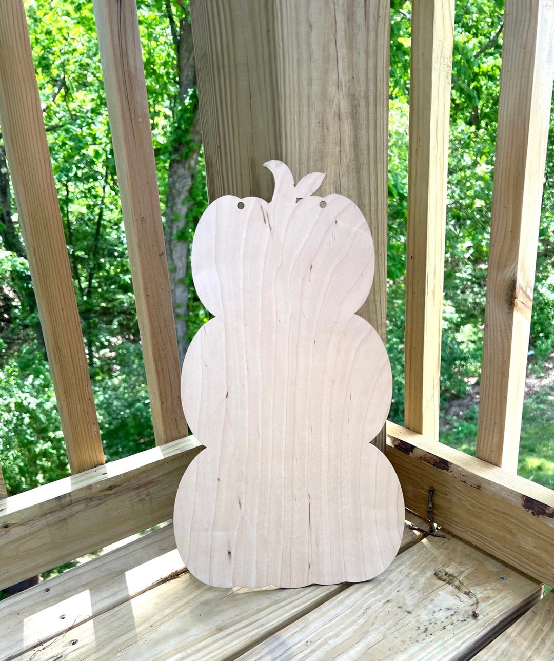 Pumpkin Stack Door Hanger Wood Cut Out - Etsy
