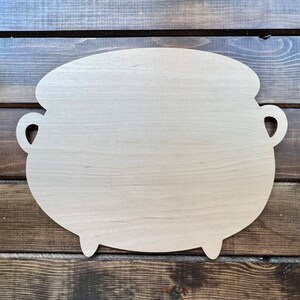 Wood Blank Cauldron Shape Halloween Craft - Etsy