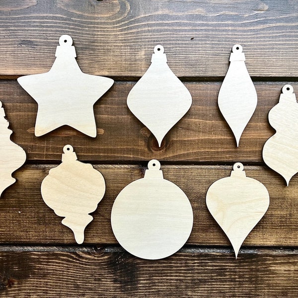 Blank Wooden Ornaments - Etsy
