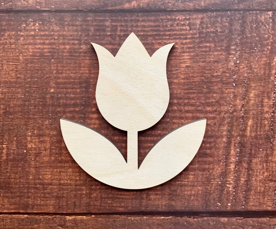 Small Tulip Wood Blank DIY - Etsy