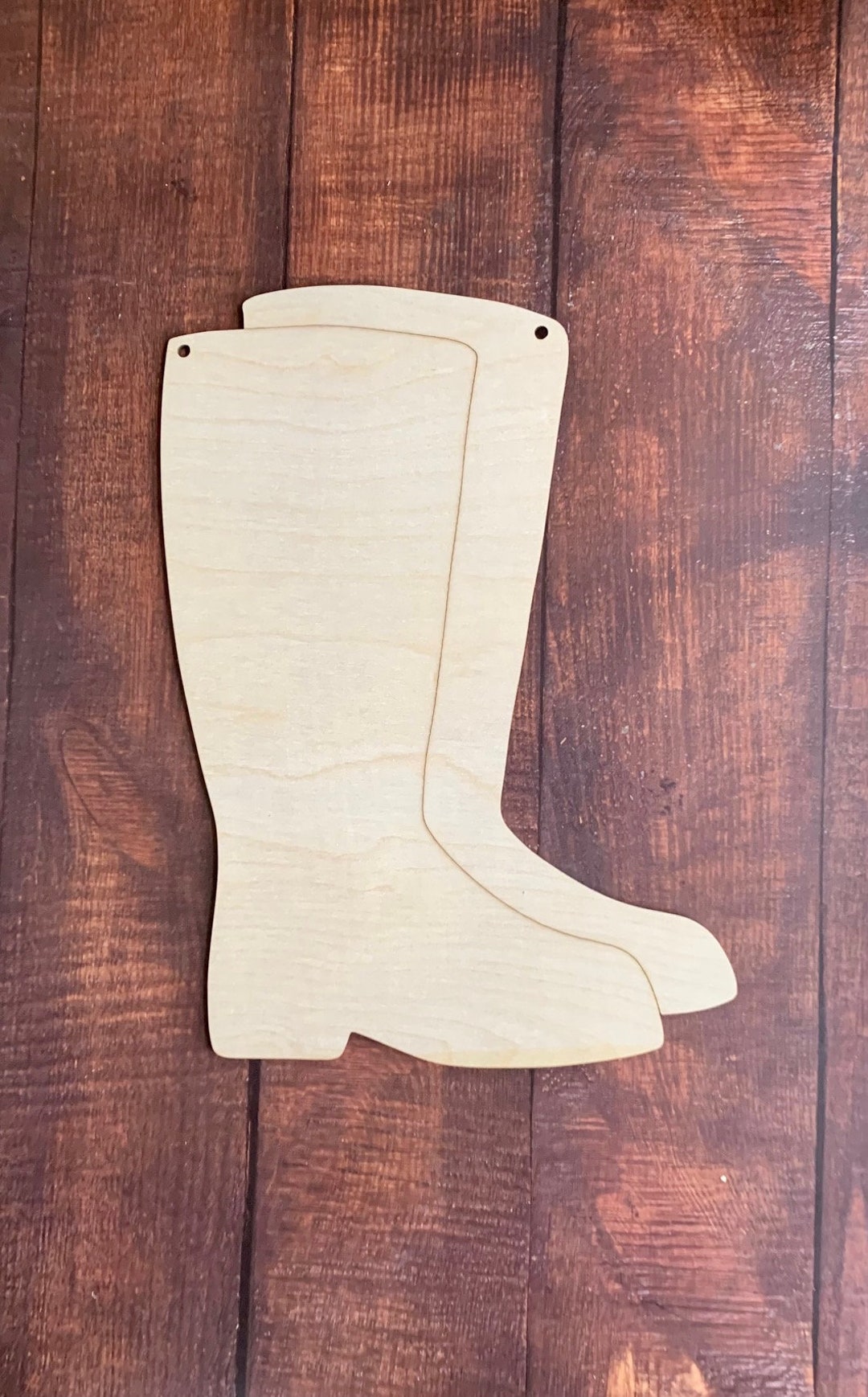 Rainboots Wood Cut Out for Spring Sign or Door Hanger - Etsy