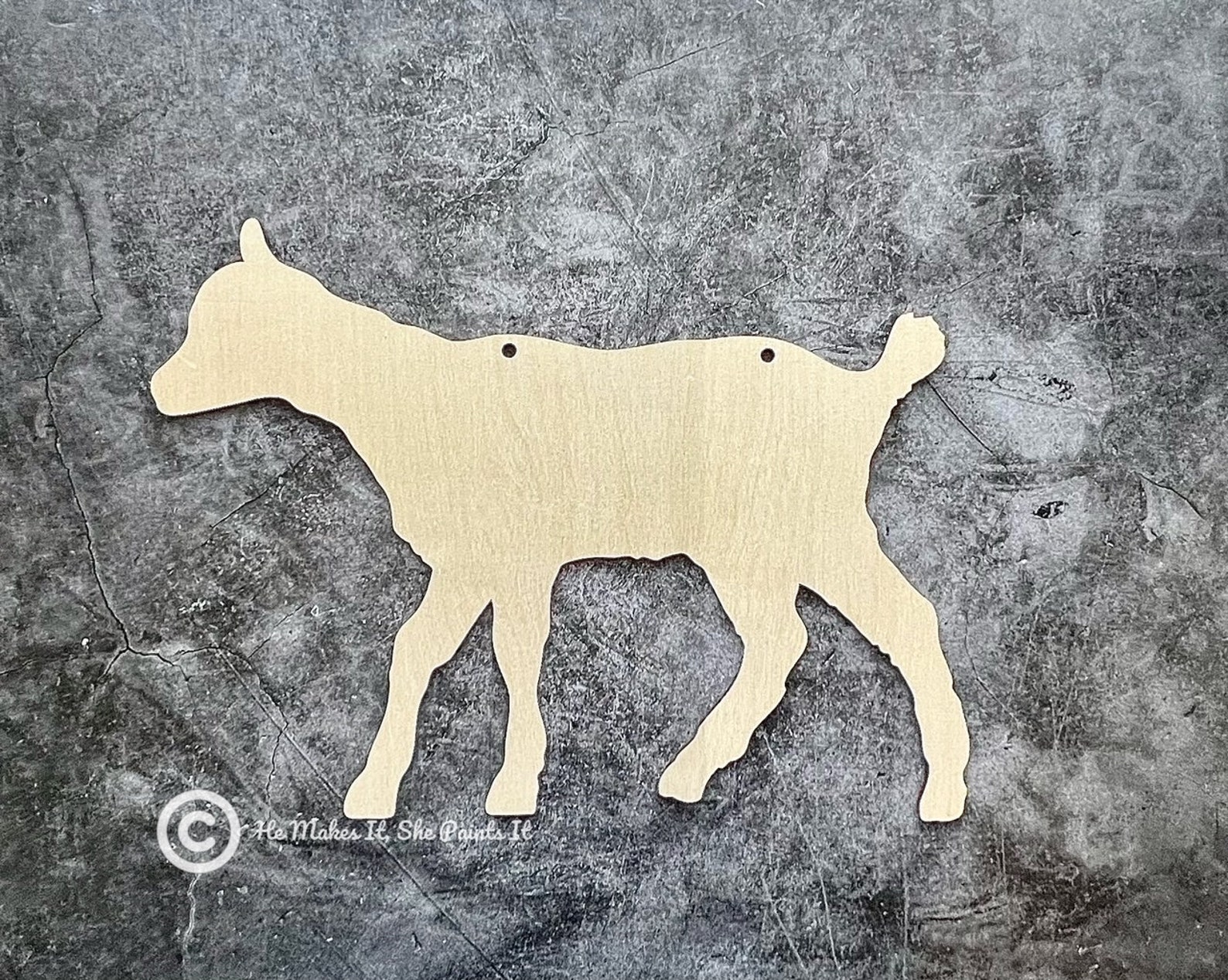 Unfinished Wood Blank Goat Shape for Sign or Door Hanger - Etsy