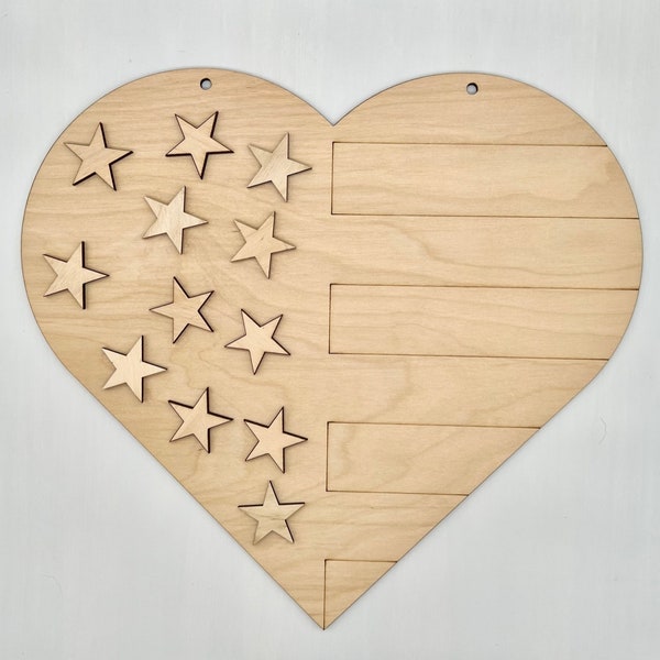 Wood American Flag Kit - Etsy