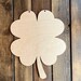 Blank Shamrock Sign 12 Inches Tall - Etsy
