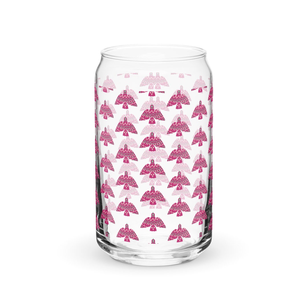 Bird of Flight Can Shaped Glass - Etsy