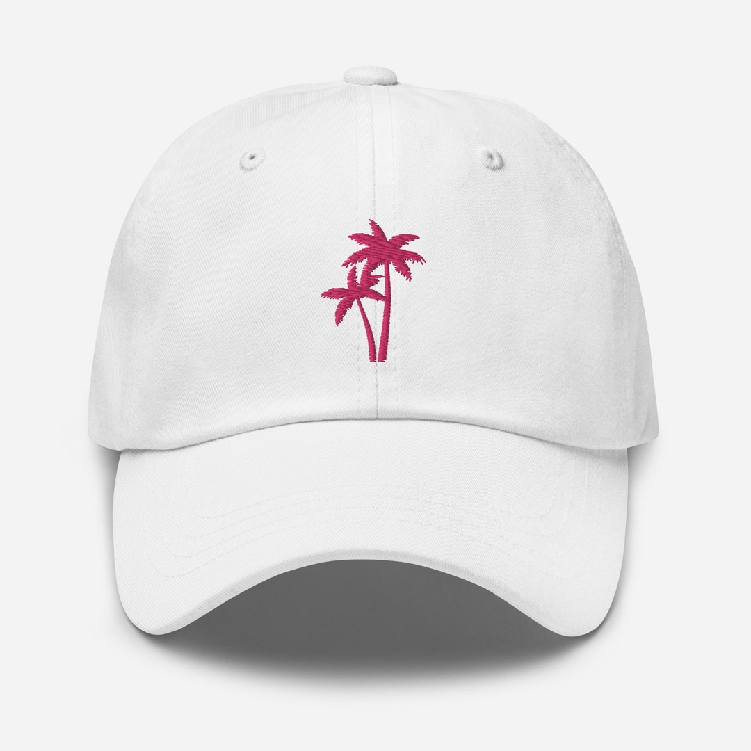 Palm Tree Embroidered Baseball Hat - Etsy