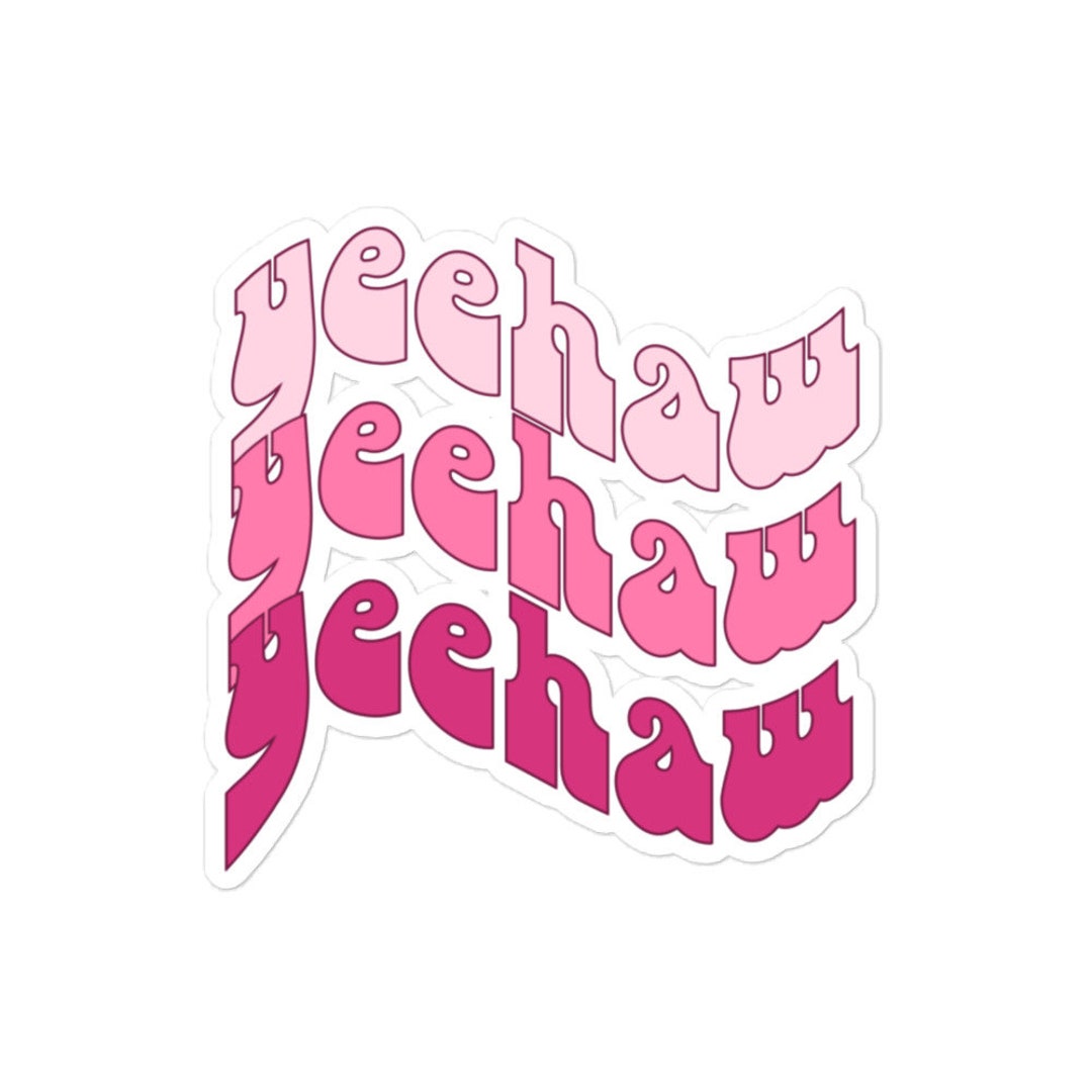Yeehaw Decal Sticker - Etsy