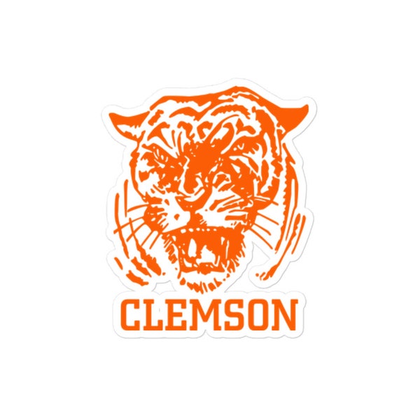 Clemson Decal - Etsy
