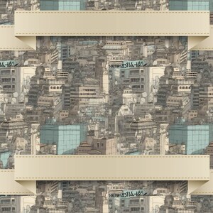 Digital Print Seamless Anime Texture City - Etsy