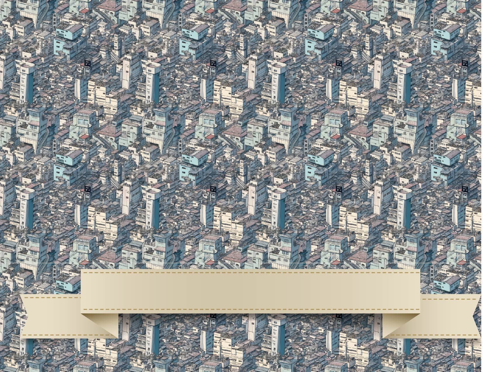 Digital Print Seamless Anime Texture City - Etsy