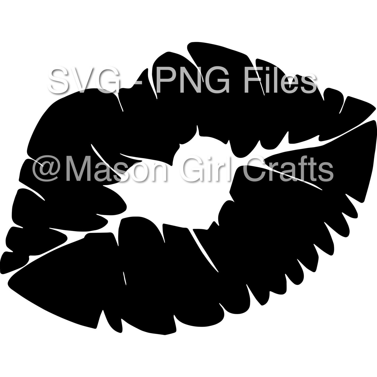 Kiss SVG File SVG Cut File Digital Download Digital Png - Etsy