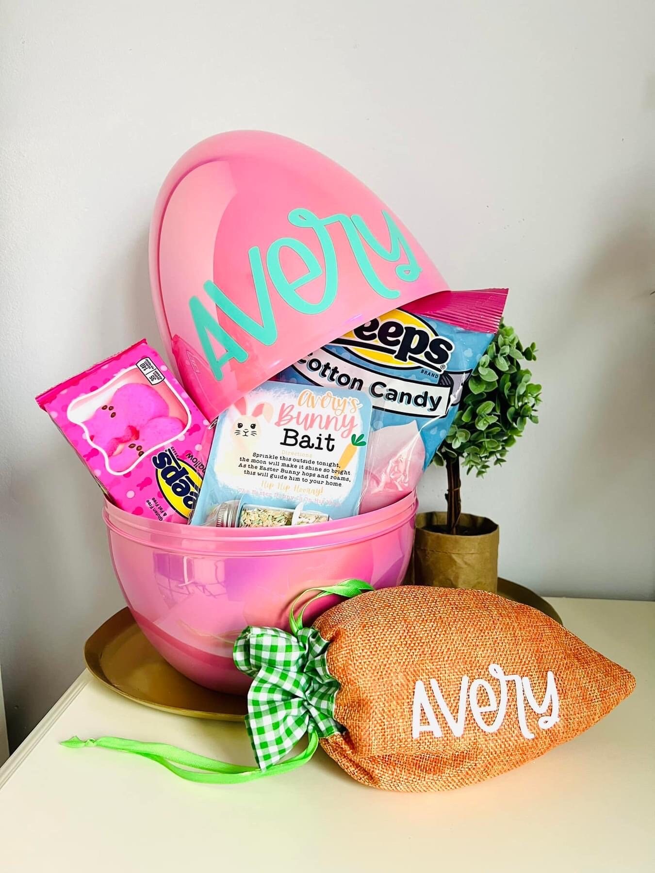 Personalized Jumbo Iridescent Easter Egg for Kids Easter Egg Easter ...