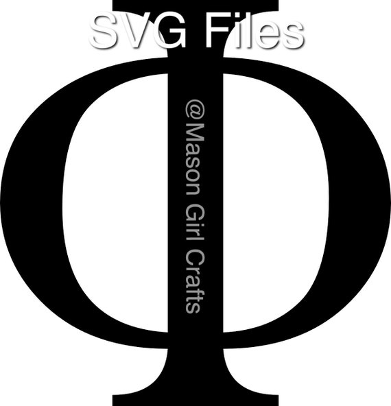 Phi SVG Greek Letter SVG SVG Cut File Digital Download - Etsy
