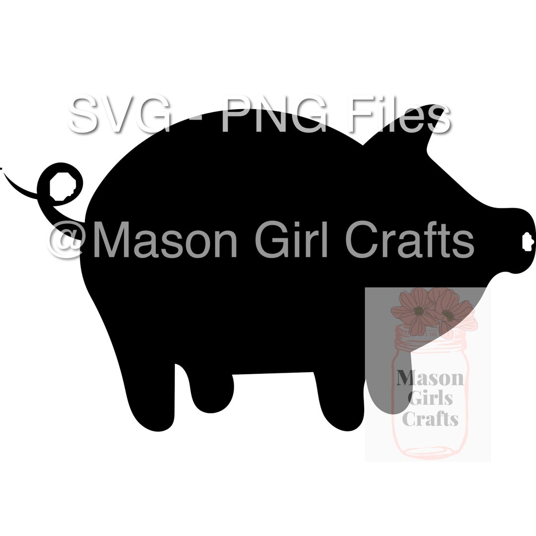 Pig SVG File | SVG Cut File | Digital Download | Digital Png | Svg File ...