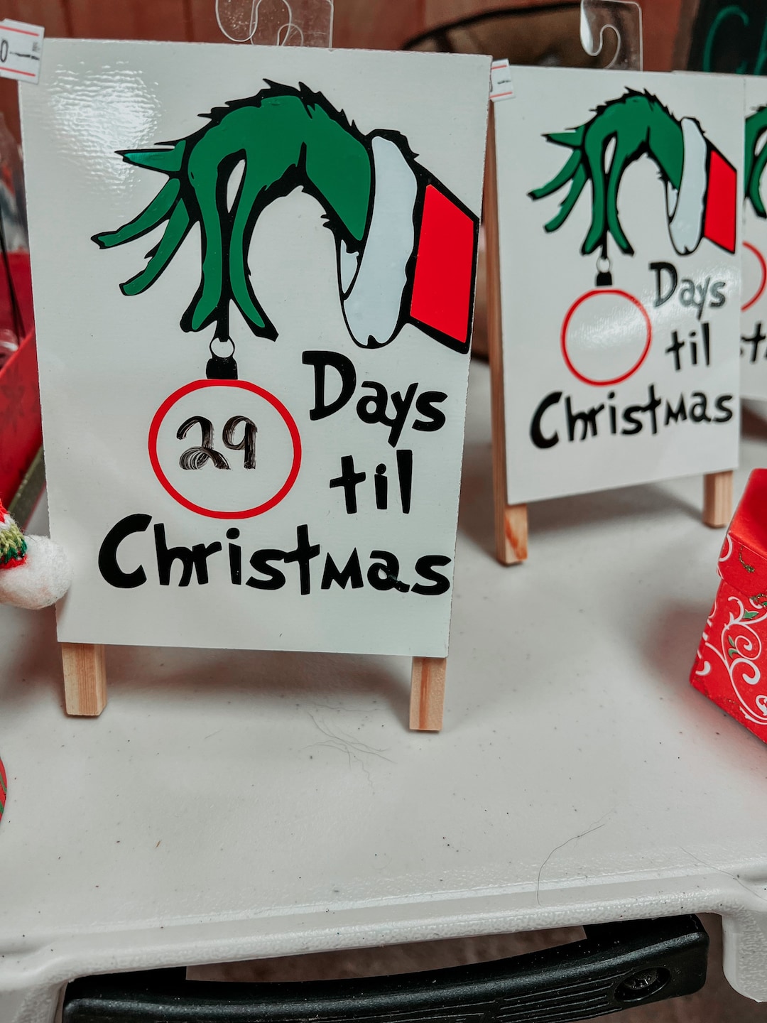 Christmas Grinchmas Countdown Whiteboard, the Grinch Days Until ...
