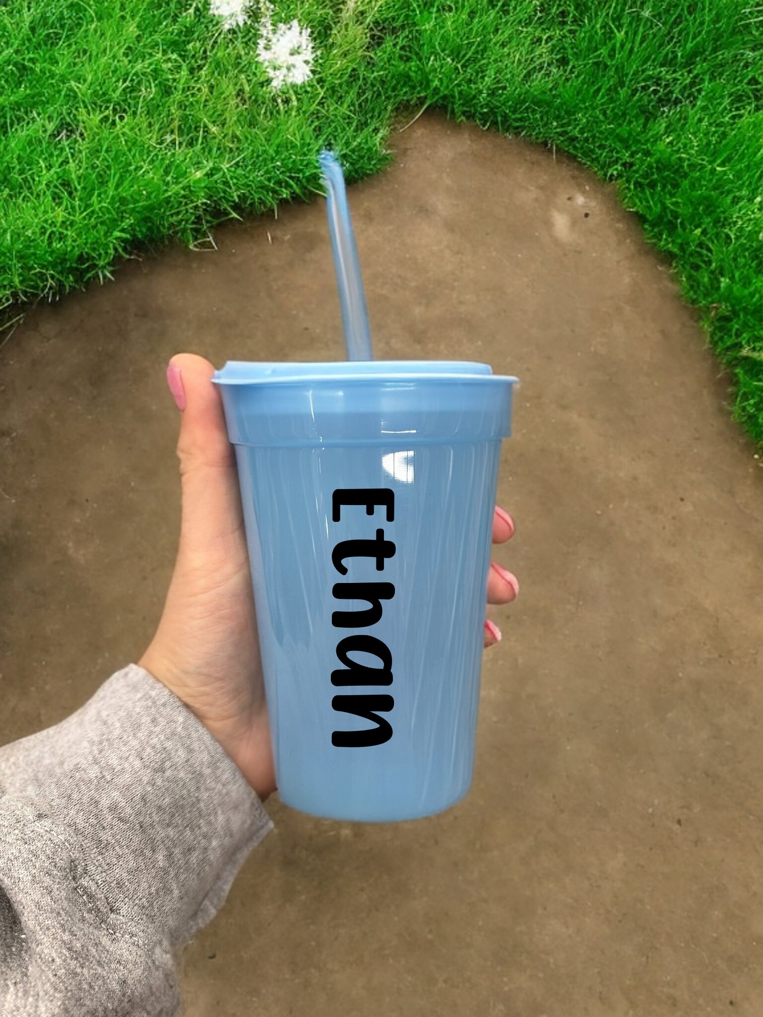 Kid's Color Changing Tumbler Kids Water Bottle Custom - Etsy