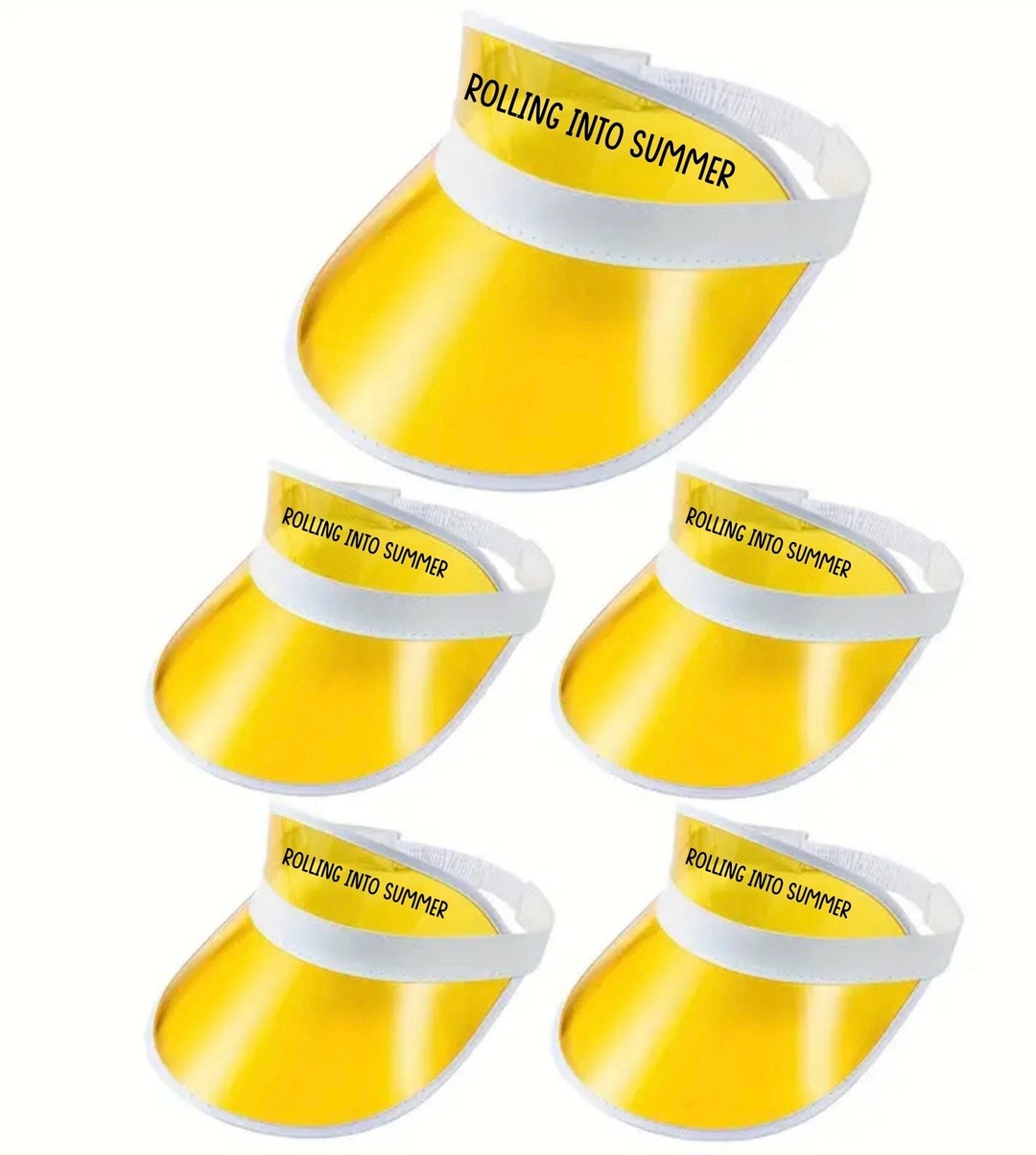 Personalized Holographic Visors,beach Bachelorette Gifts,pool Party Favors,beach Wedding Gift ...