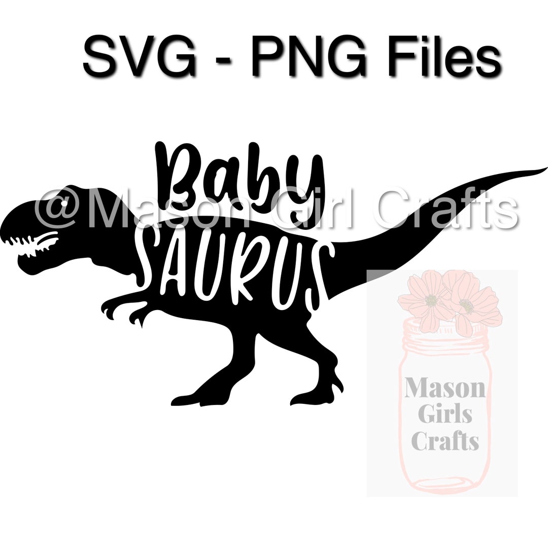 Baby Saurus SVG SVG Cut File Digital Download Digital Png Svg File ...