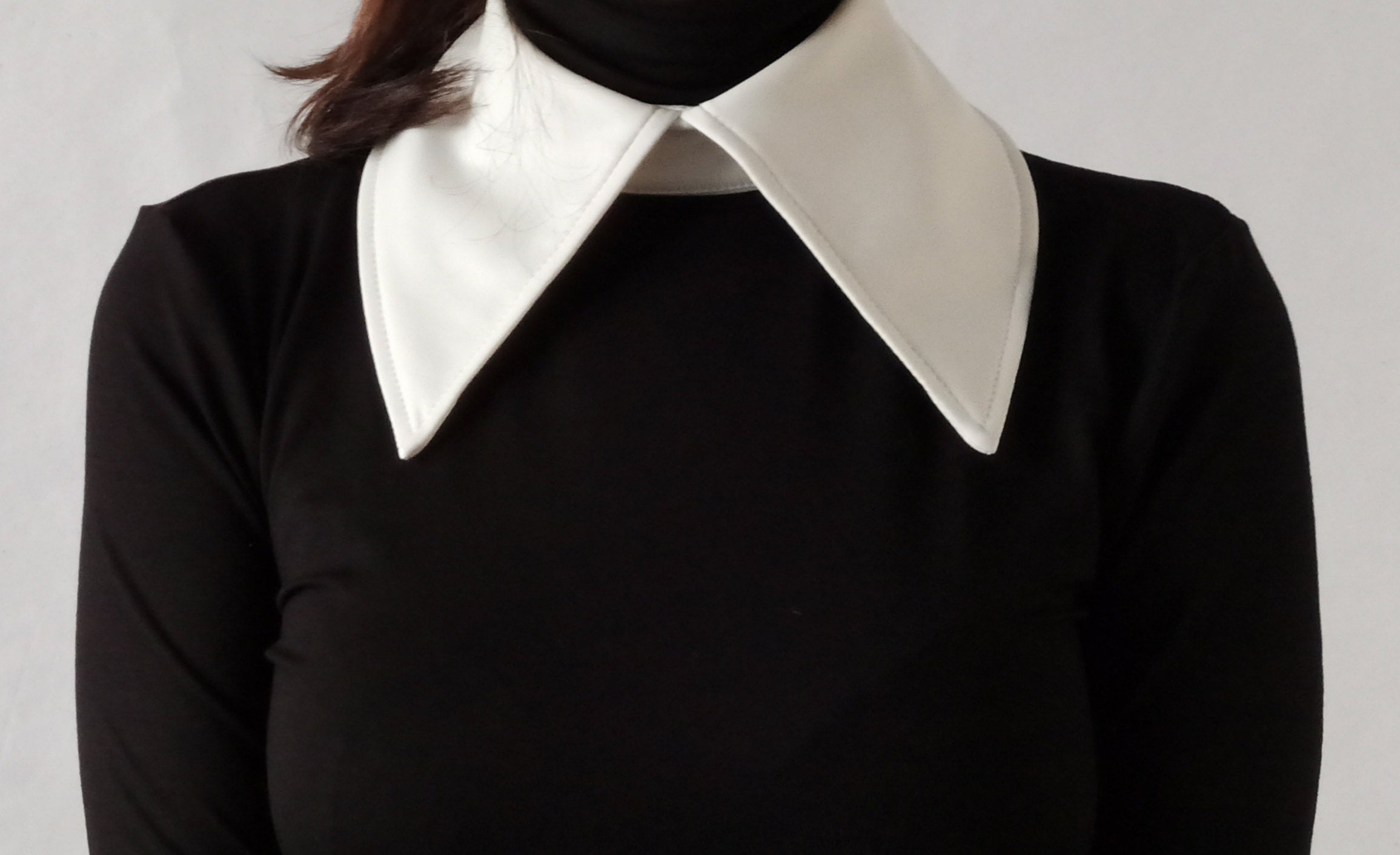 Vegan Leather Collar Detachable Collar Women Removable | Etsy Canada