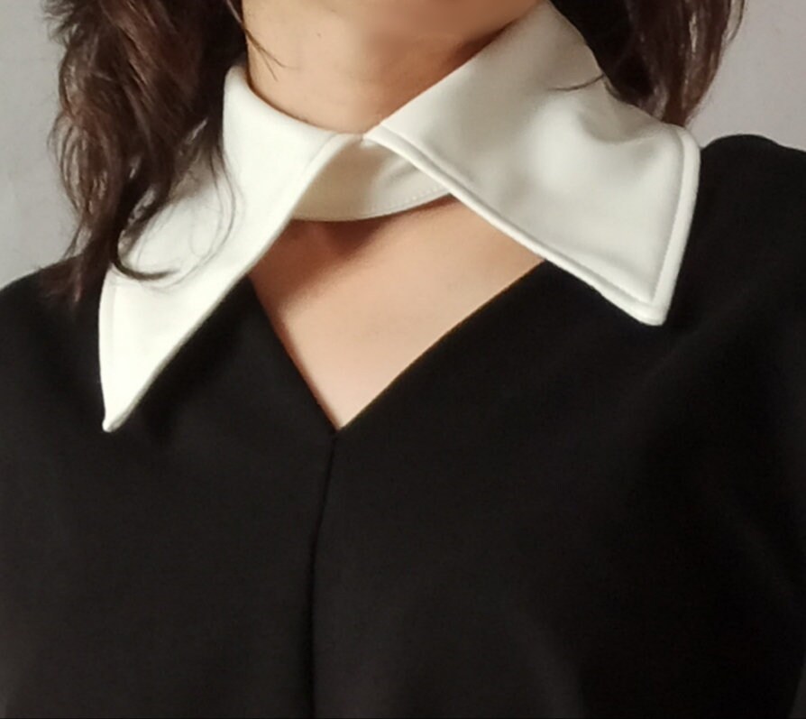 Vegan Leather Collar Detachable Collar Women Removable | Etsy Canada