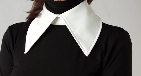 Vegan Leather Collar Detachable Collar Women Removable | Etsy Canada