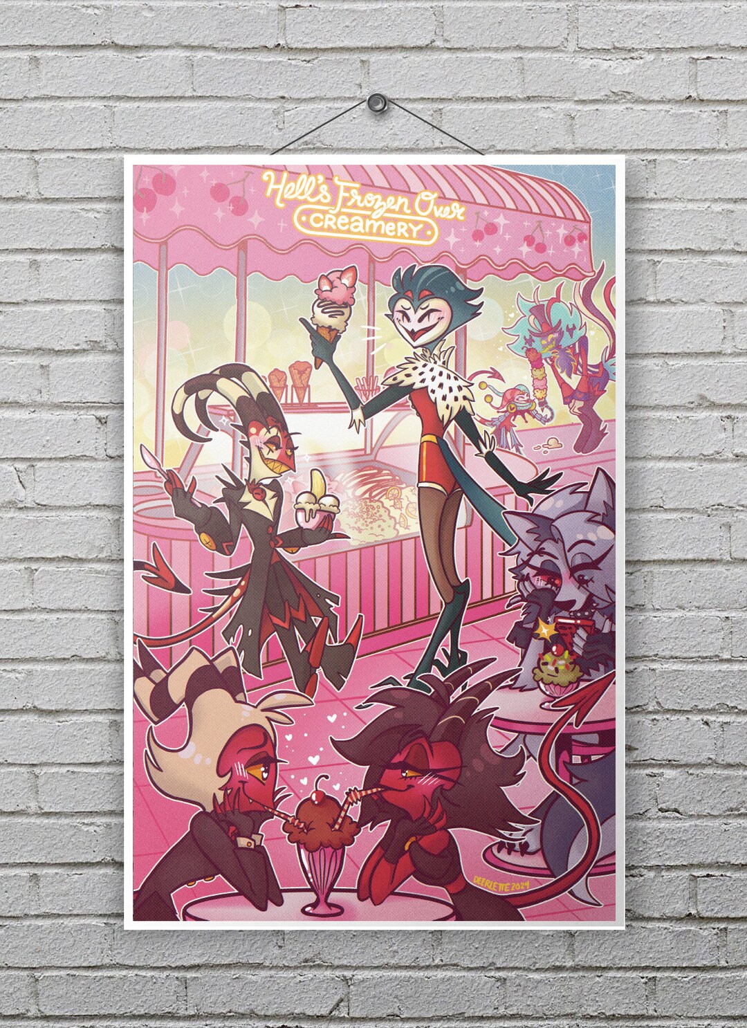 Helluva Boss Deco 11 X 17 Poster for Home or Room Decoration and ...