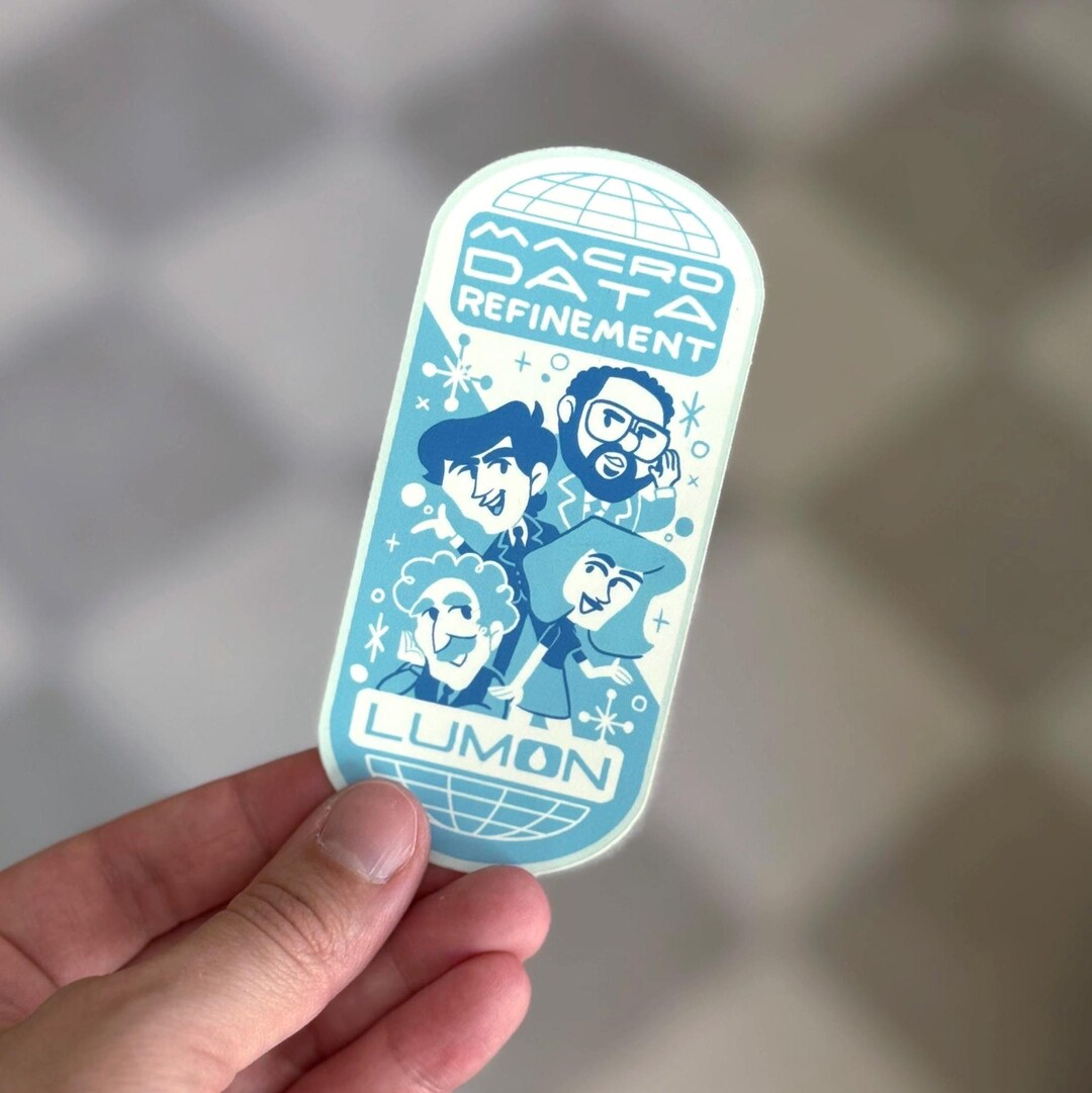 Macro Data Refinement Severance Sticker - 4” Die Cut - for Journalling ...