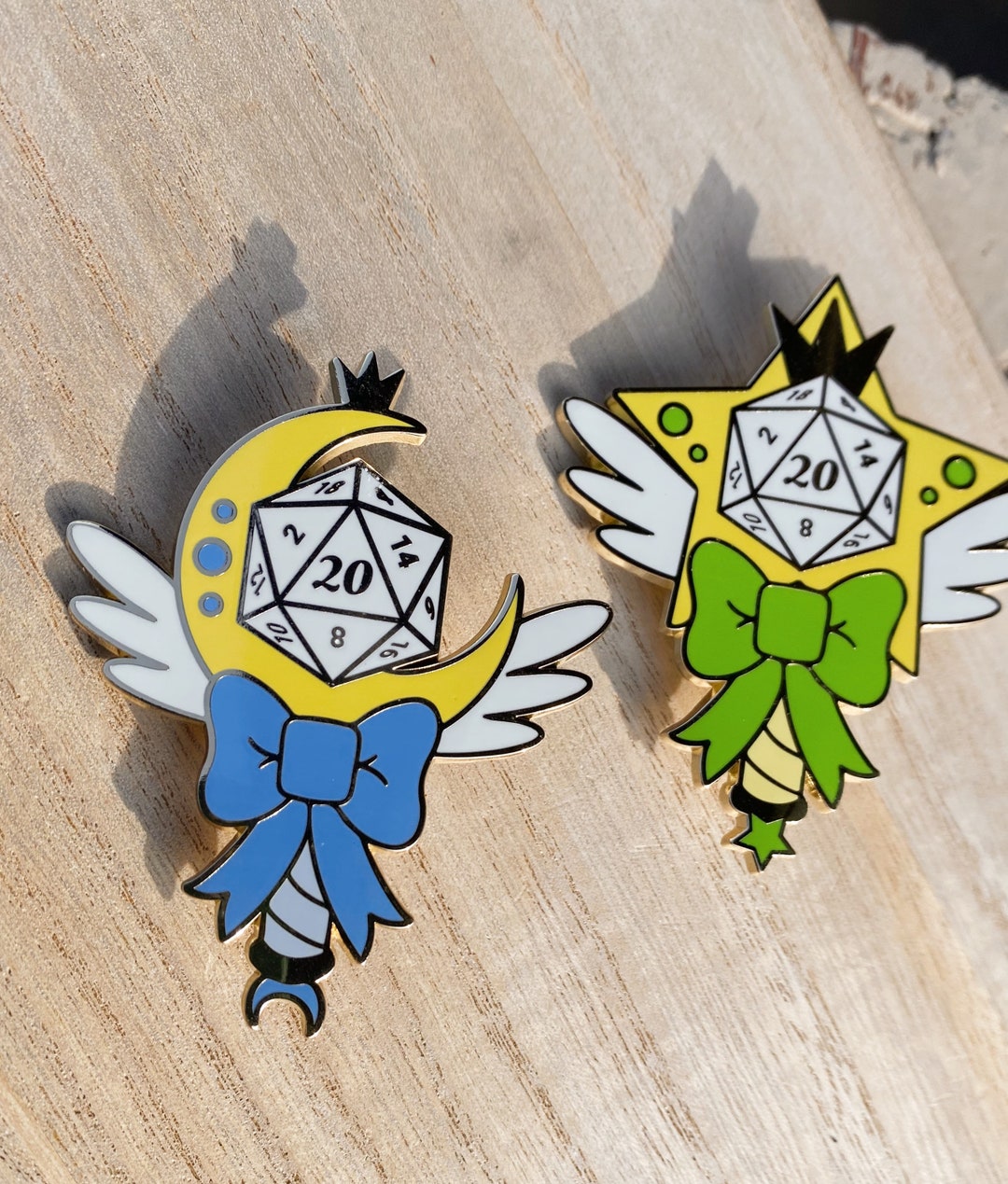 Magical Girl Dungeon Master D20 // 3 Enamel Pin - Etsy