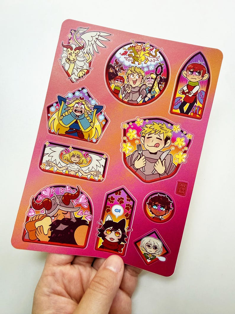 Dungeon Meshi Sticker Sheet – Delicious in Dungeon, Anime Stickers - Etsy