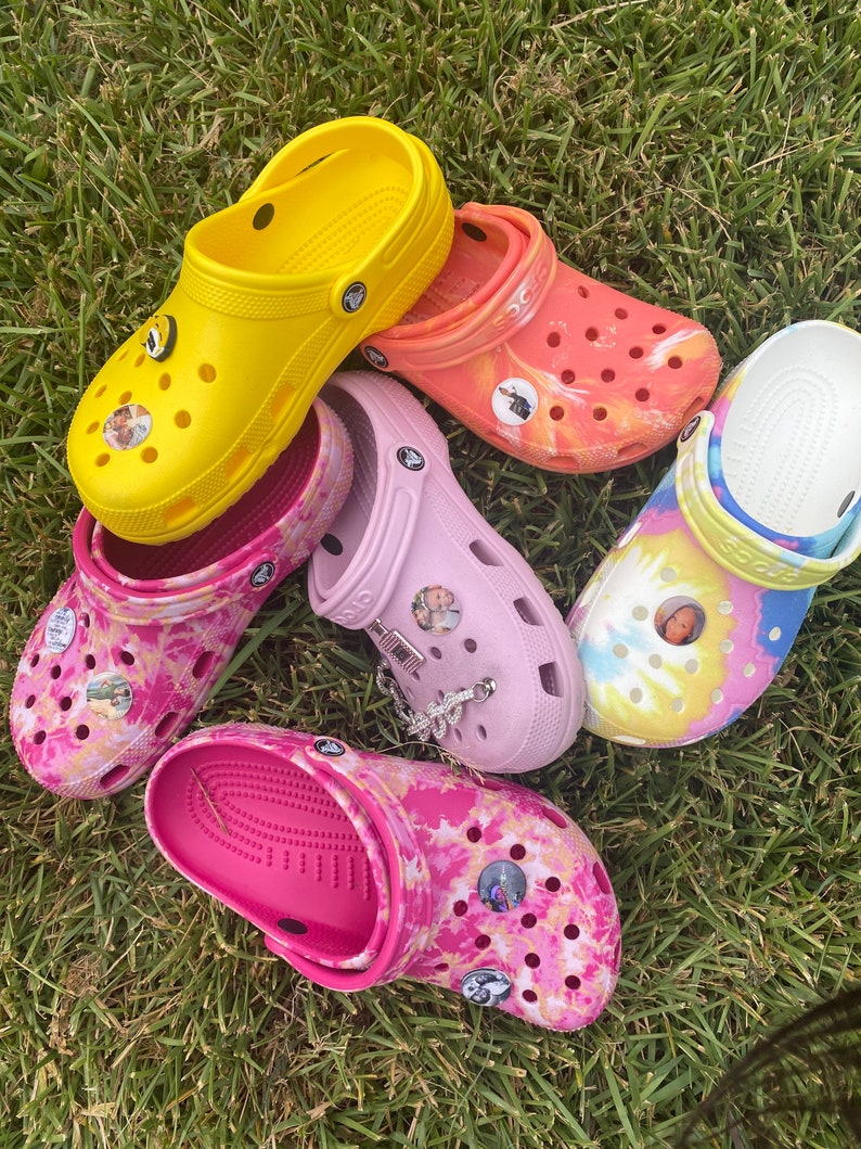 Custom Photo Shoe Charms for Slides - Etsy