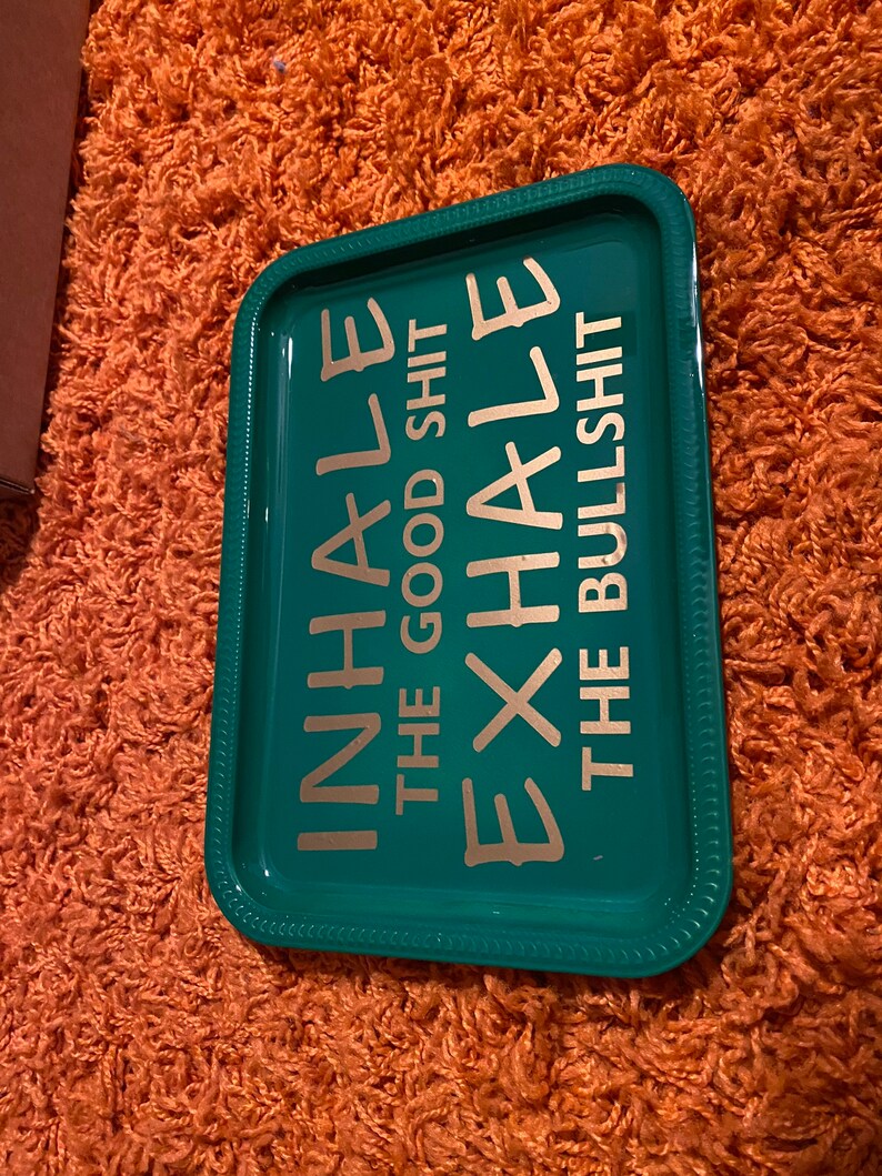 5 Piece Custom Rolling Tray Set for Tobacco or Cannabis Inhale - Etsy