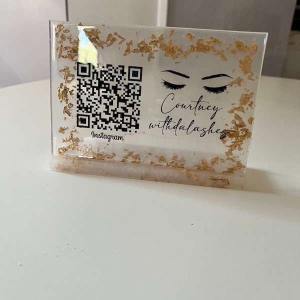 Resin Qr Code Sign - Etsy