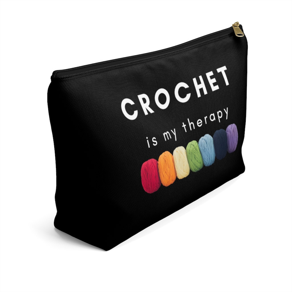 Crochet is My Therapy Black Crochet Hooks and Accessories - Etsy