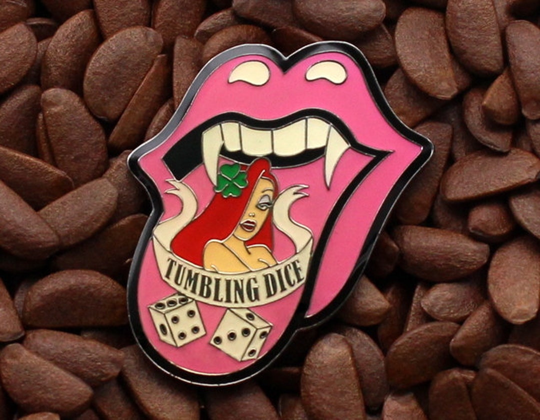 Jessica Rabbit Pins Fantasy Tongue Tumbling Dice Pin - Etsy