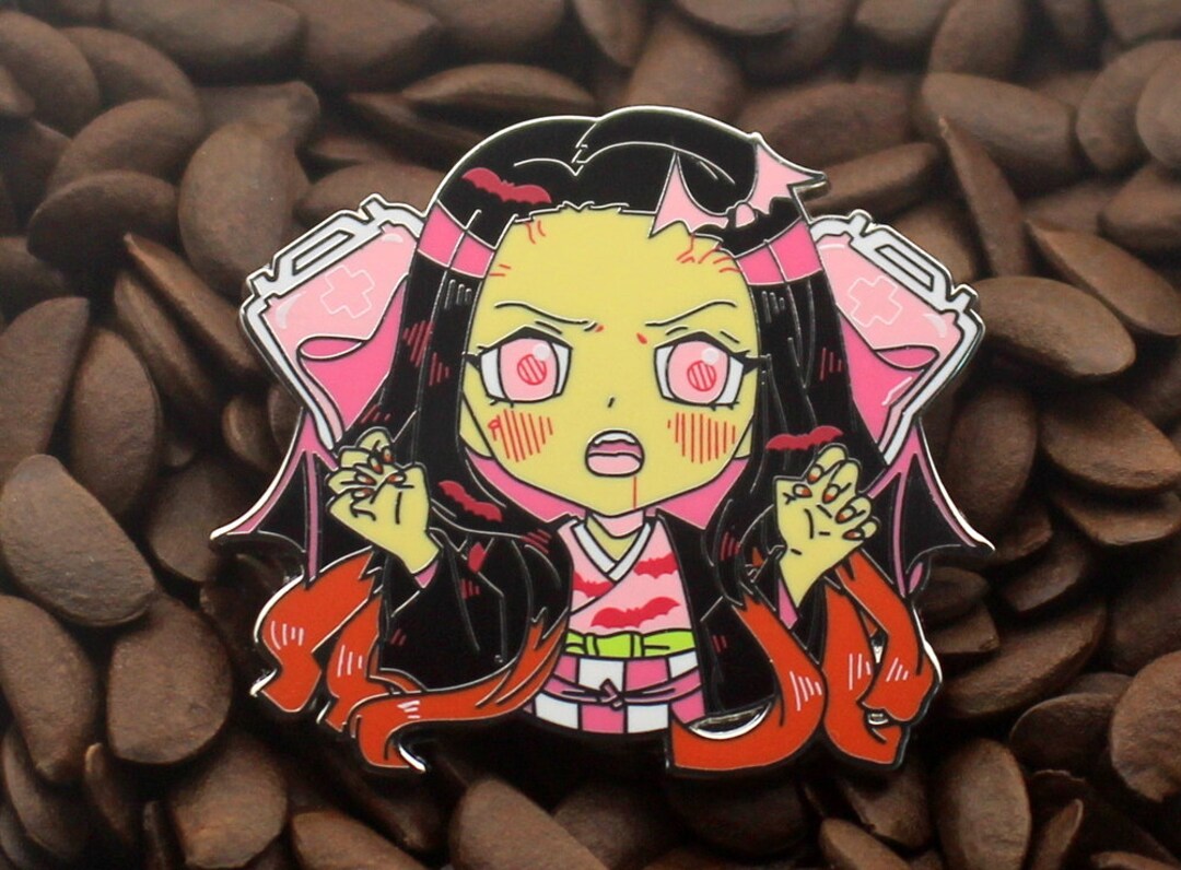 Nezuko Kamado Pin Halloween - Etsy