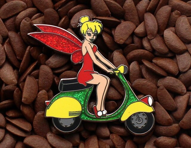 Tinkerbell Pins Angel Tinker Bell Fantasy Pin Motorcycle - Etsy