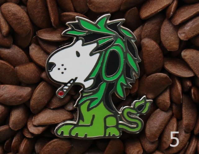 BHO Snoopy Peanuts Pins Smokes Marijuana Snoop Dogg Lion Ganja - Etsy