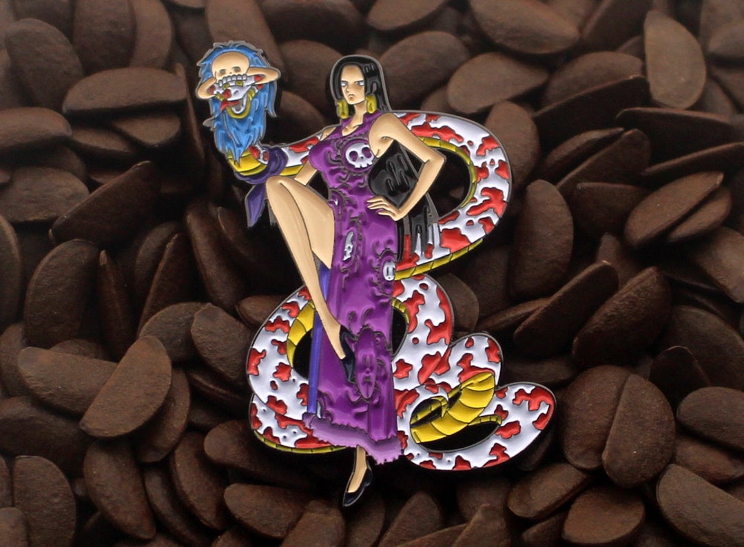 One Piece Pins Boa Hancock Pin Snake - Etsy