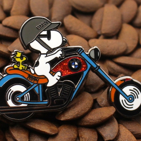 Snoopy Motorcycle - Etsy