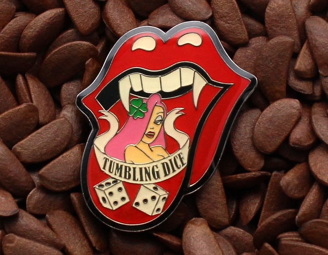 Jessica Rabbit Pins Fantasy Tongue Tumbling Dice Pin - Etsy