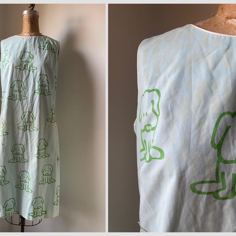 Screen Print Dress - Etsy